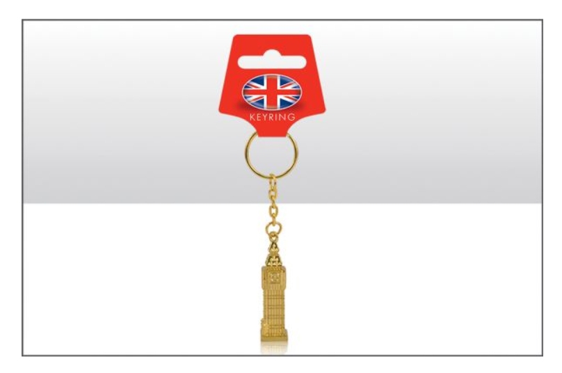 BIG BEN KEYRING METAL - The Souvenir Wholesaler