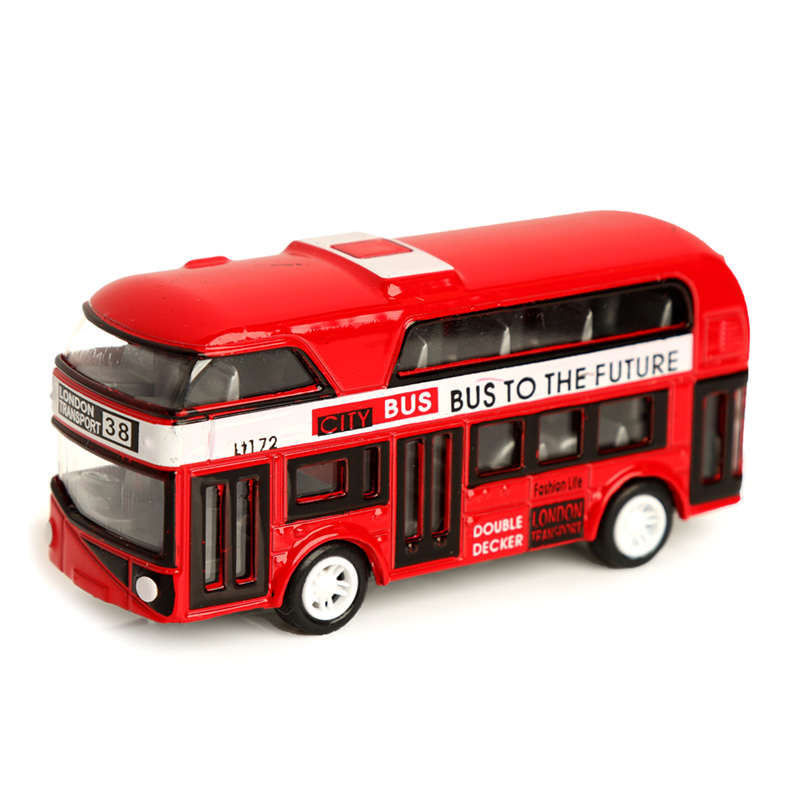 RED LONDON BUS PULL BACK - The Souvenir Wholesaler