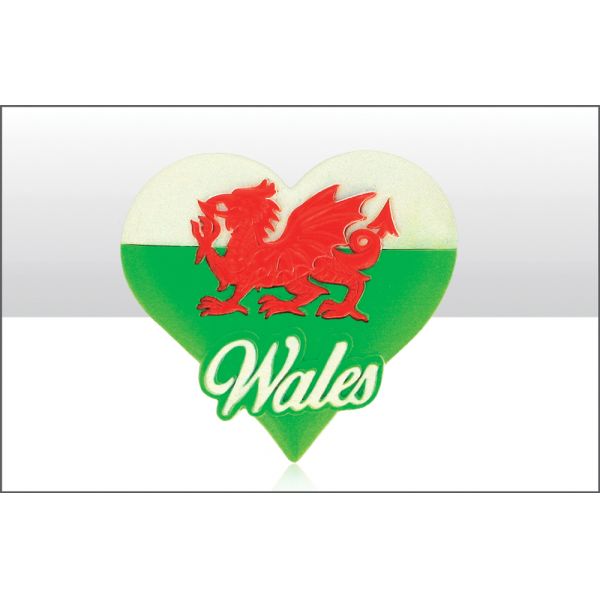 Wales Dragon Printed Resin Magnet - The Souvenir Wholesaler