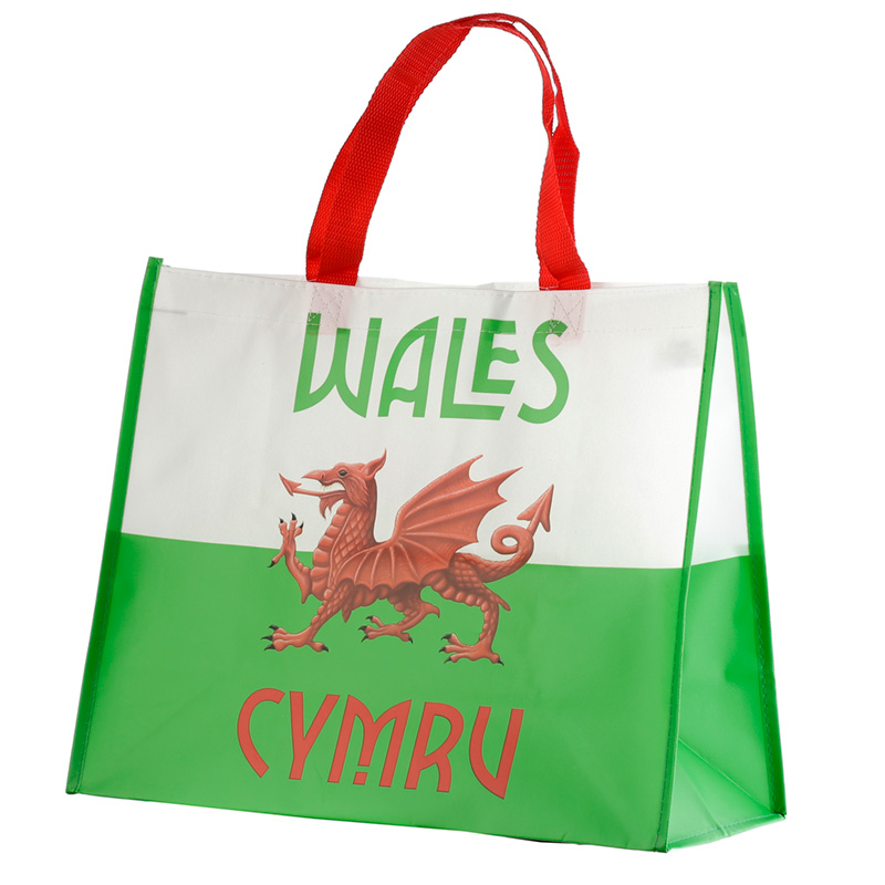 Wales Montage Lettering Wood Keyring - The Souvenir Wholesaler