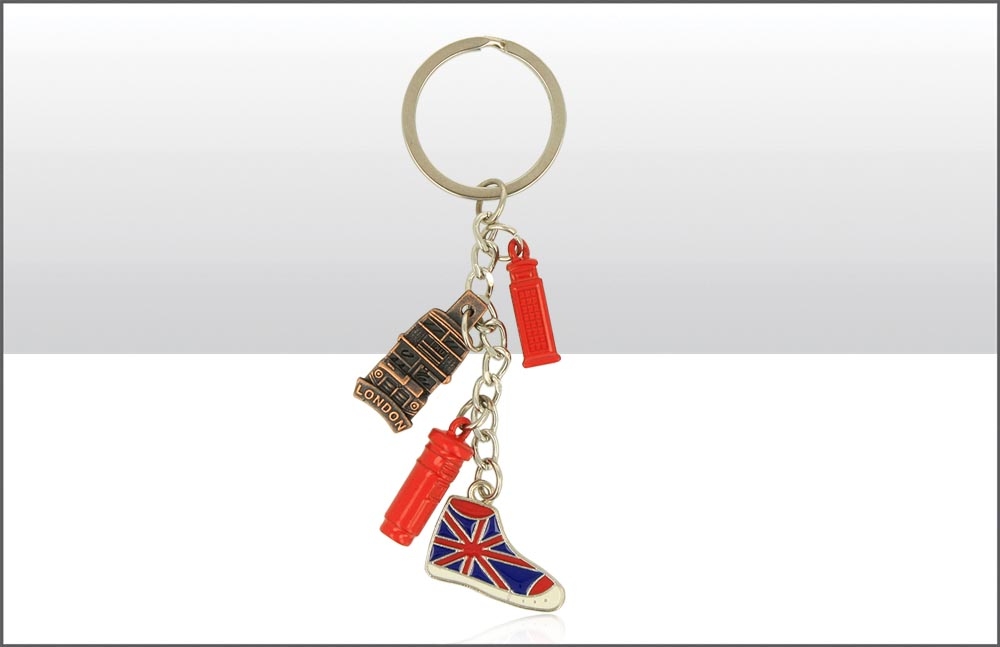 Multiple Guard with Spin Union Jack Shot Glass - The Souvenir Wholesaler